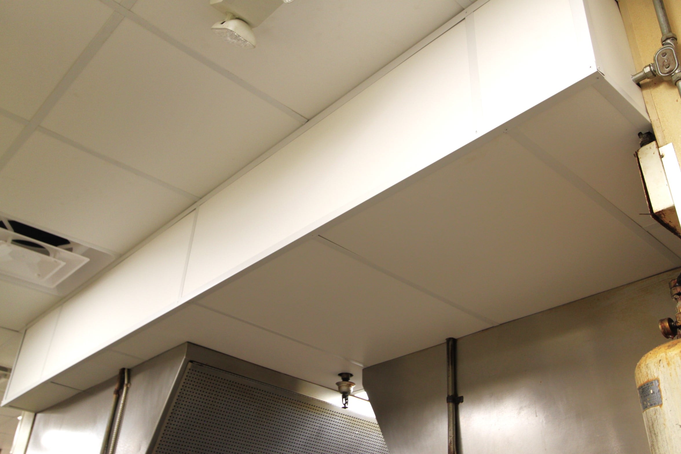 Commercial Kitchen Ceiling Tile Installation & Cleaning